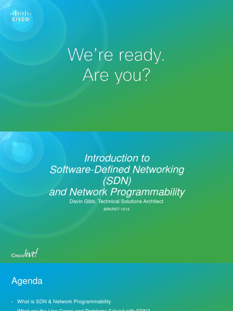 SDN - Cisco SDN - Brkrst-1014 | PDF | Multiprotocol Label Switching ...