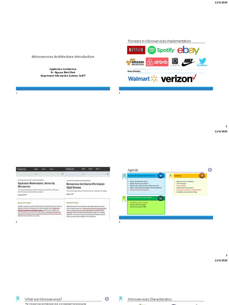 Microservice Architecture | PDF | Web Service | Load Balancing (Computing)