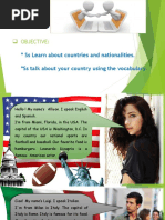 Countries and Nationalities Reading Comprehension | PDF