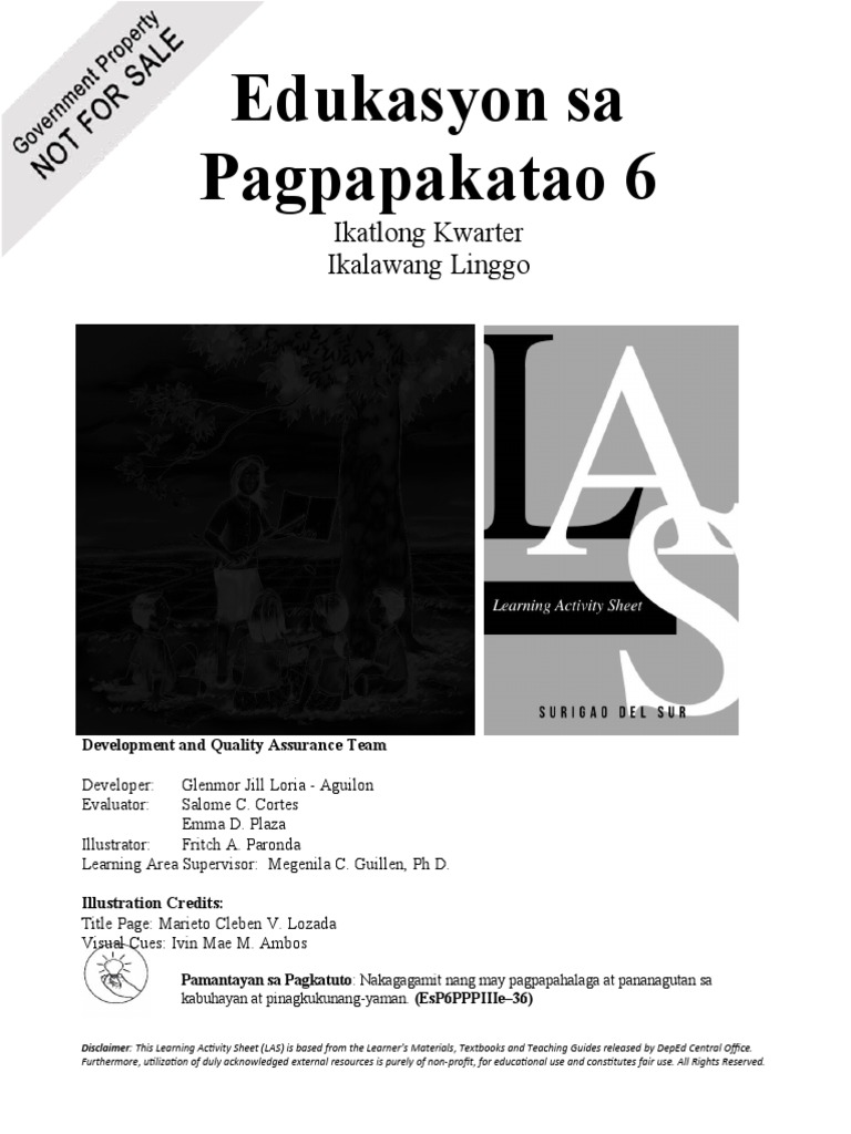 EsP6 q3 Week2 - v4 | PDF