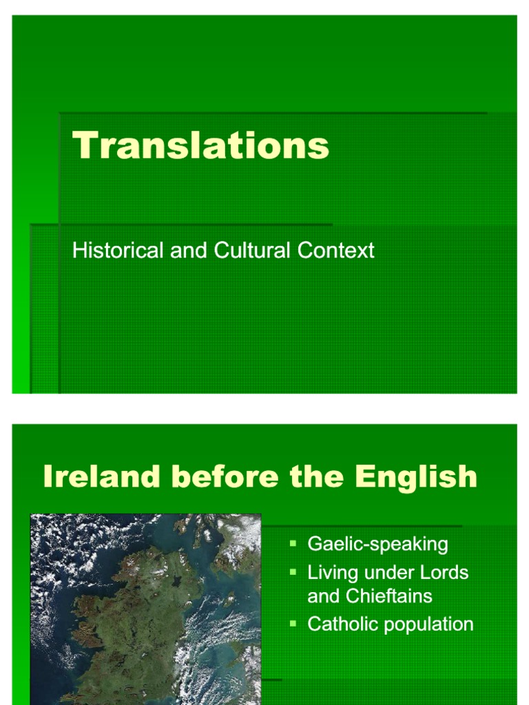 Historical and Cultural Context Historical and Cultural Context ...