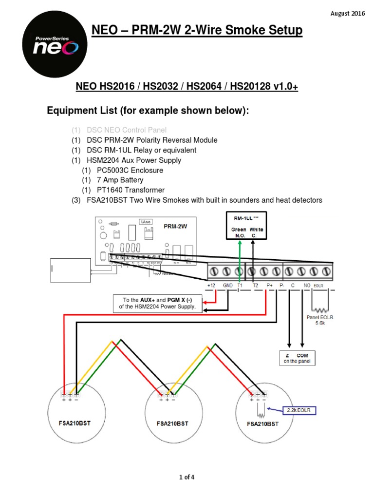 Aug - 2016 - NEO - PRM-2W Installation Setup | PDF | Power Supply ...