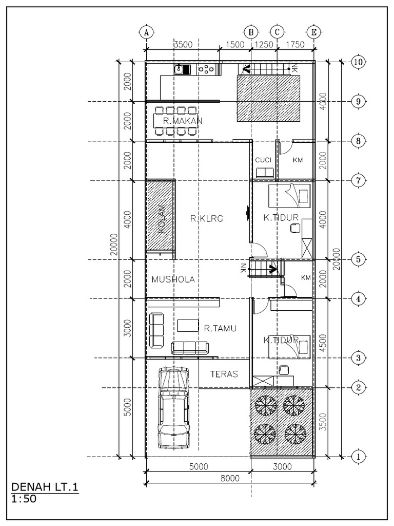 Denah LT.1 | PDF