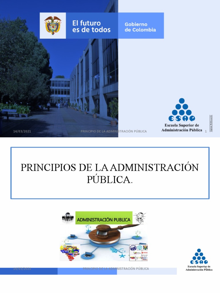 Principios de La Administracion Publica | PDF | Administración Pública ...