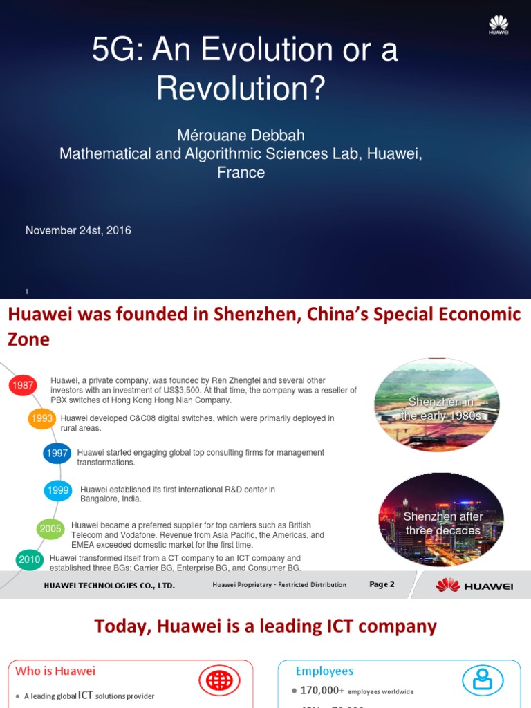 5G: An Evolution or A Revolution?: Mérouane Debbah Mathematical and ...