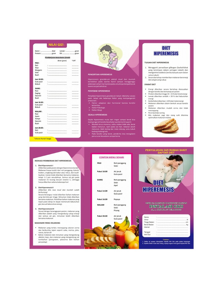 Leaflet Ibu Hamil Dan Ibu Menyusui | PDF