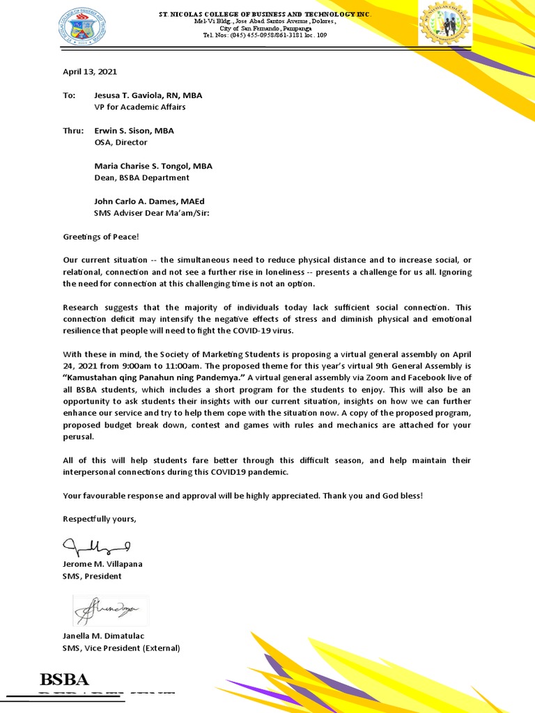 9TH General Assembly Proposal | PDF | Defamation | Business