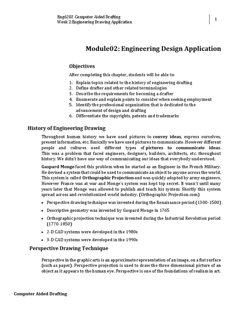 Week 2 - Engineering Drawing Application PDF | PDF | Technical Drawing ...