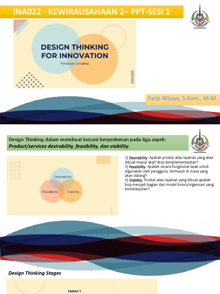 Ina022-Kewirausahaan 2-Ppt-Sesi 1 | PDF