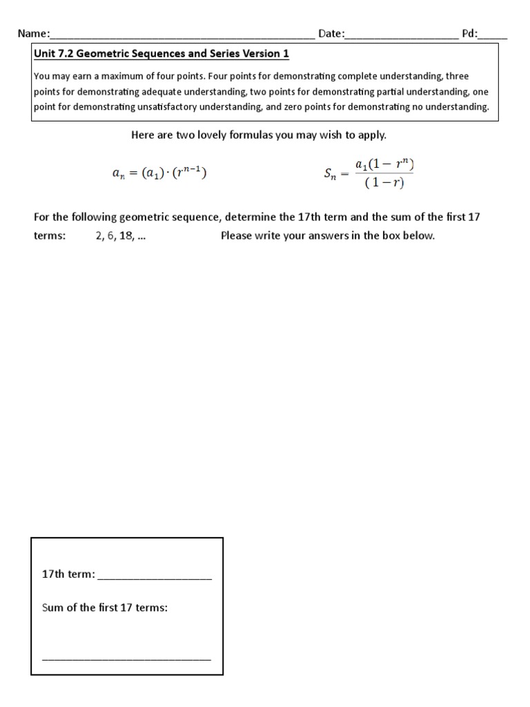 Unit 7.2 Summative Assessment V1 | PDF
