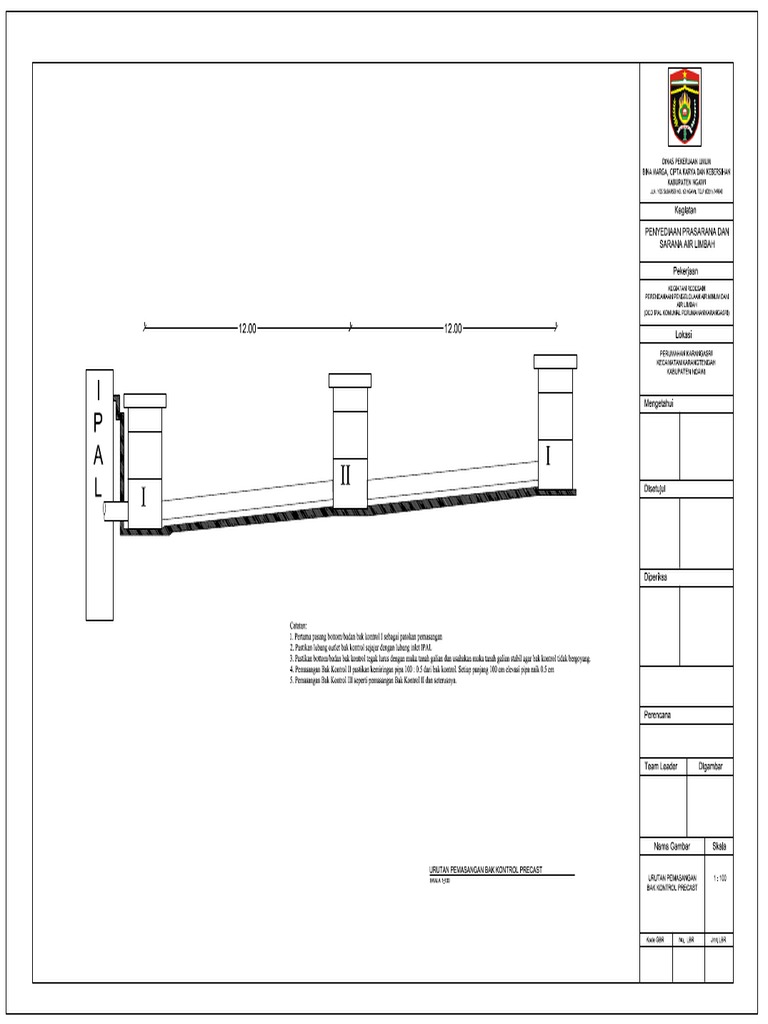 1 - Urutan Pemasangan Bak Kontrol Precast | PDF