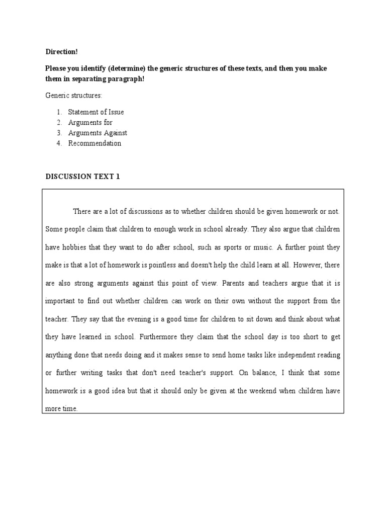 Direction! Please You Identify (Determine) The Generic Structures of ...