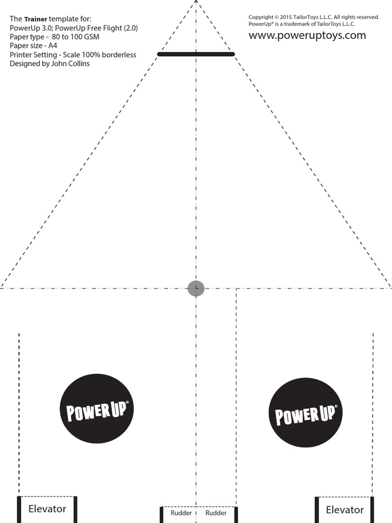 02 Trainer Diagram and Template A4 | PDF | Aerospace | Aerospace ...