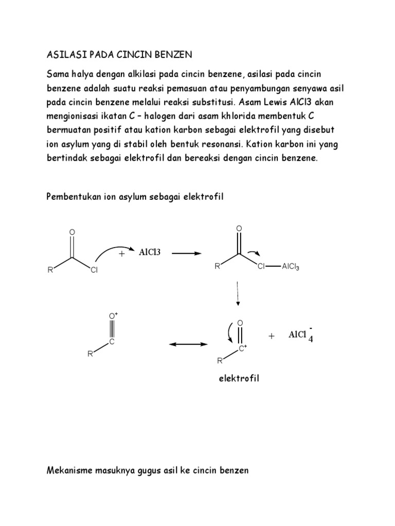 Pertemuan 4 ASILASI+PADA+CINCIN+BENZEN | PDF