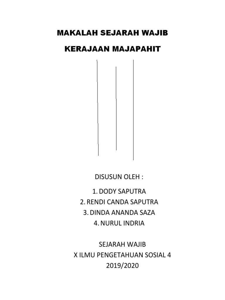 Makalah Sejarah Kerajaan Majapahit | PDF | Sejarah