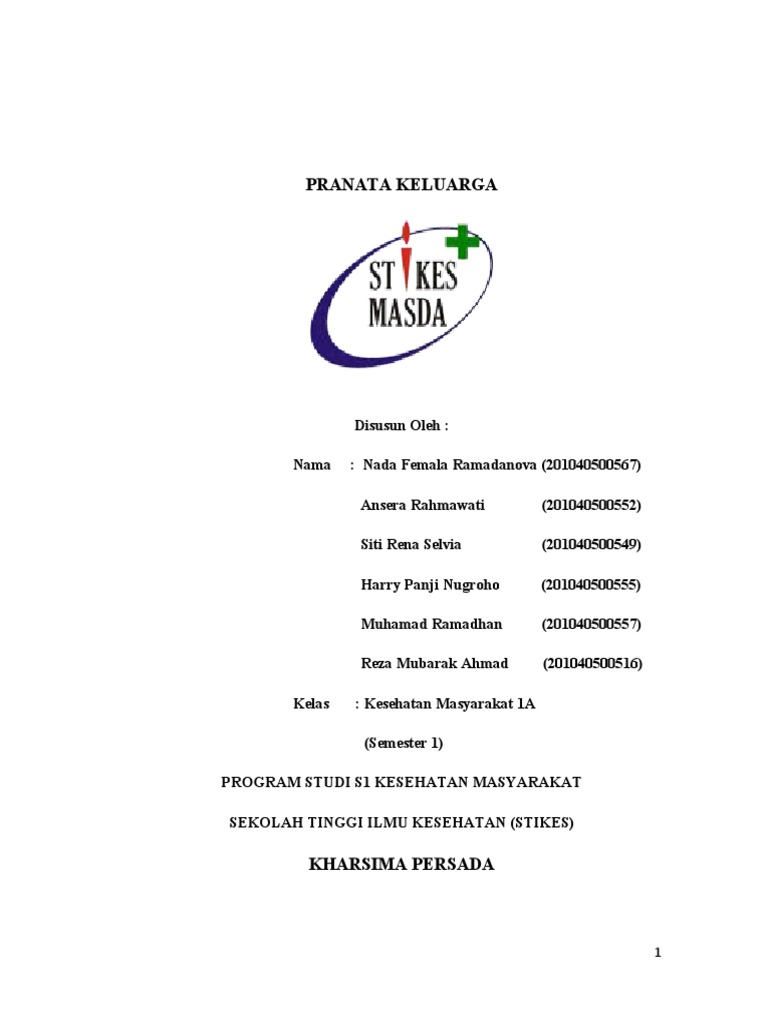 Makalah Pranata Keluarga | PDF