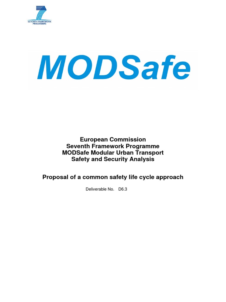 MOD Safe Common Life Cycle Approach | PDF | Life Cycle Assessment ...