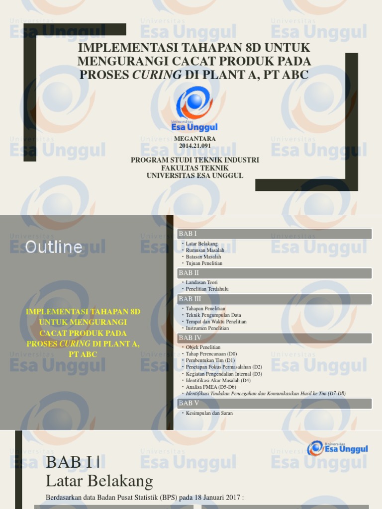 Implementasi Tahapan 8d Untuk Mengurangi Cacat Produk Pada Proses ...