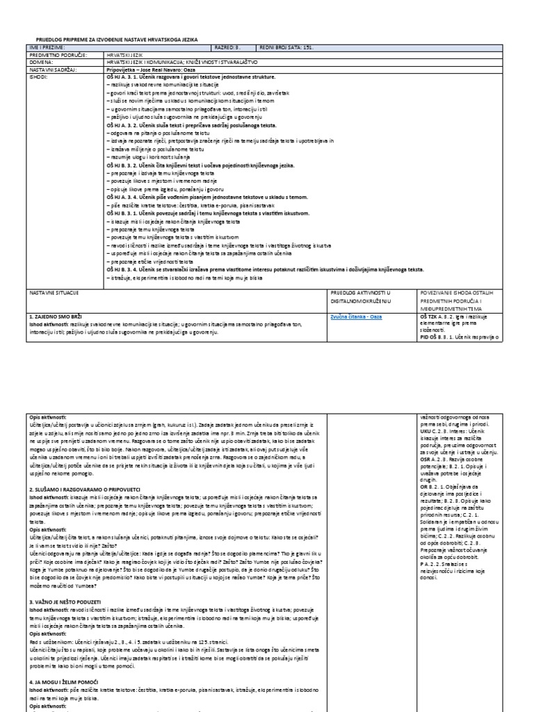 Pripovijetka - J. R. Navaro - Oaza | PDF