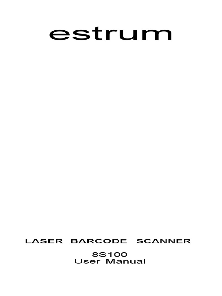BS100 User Manual | PDF | Barcode | Input/Output