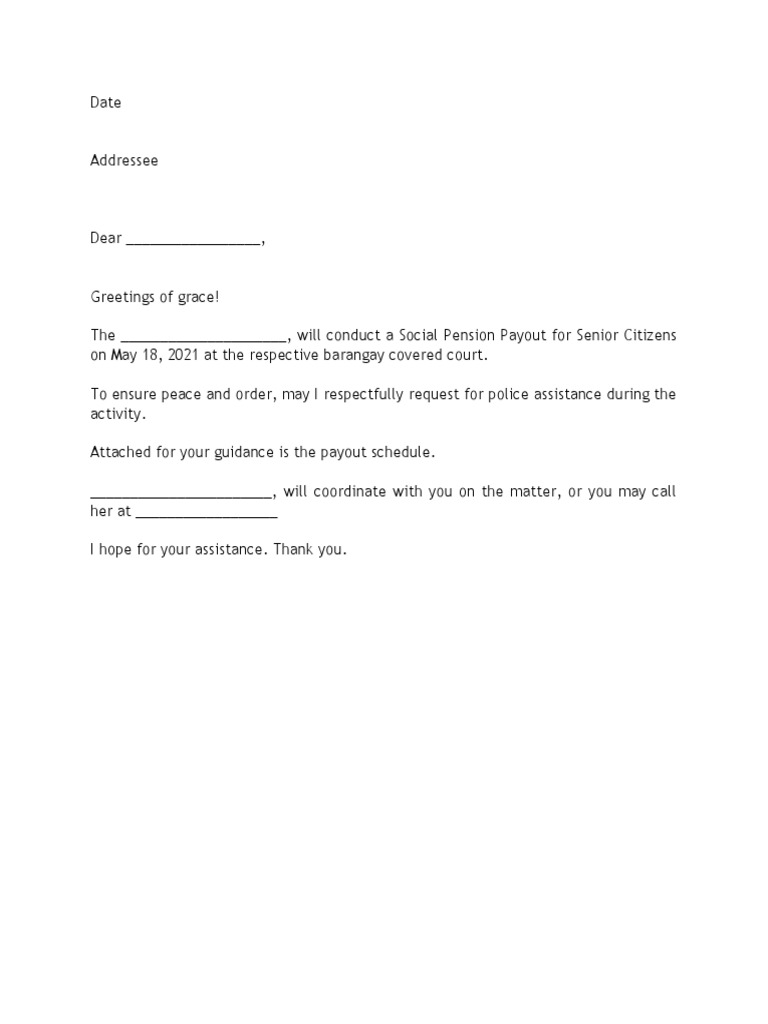 Request Police Assistance | PDF