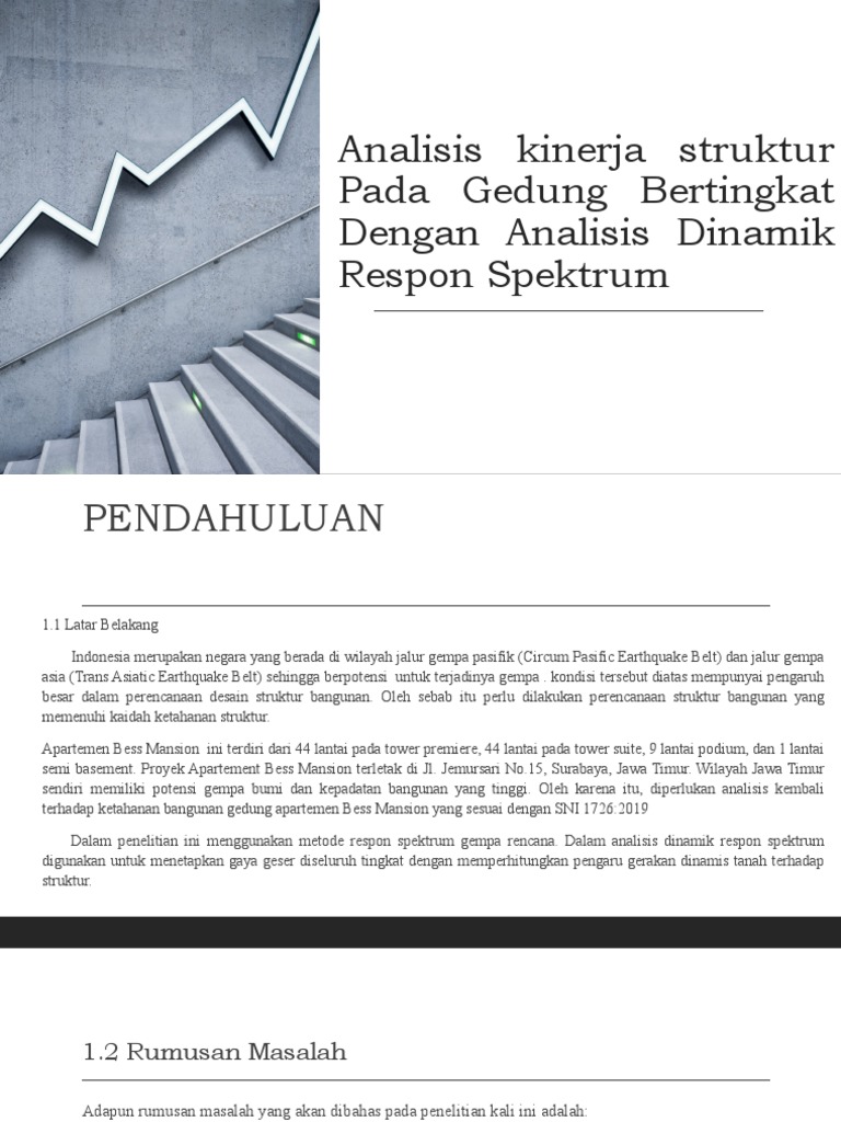 Analisis Kinerja Struktur Pada Gedung Bertingkat Dengan Analisis | PDF | Seni | Sains & Matematika