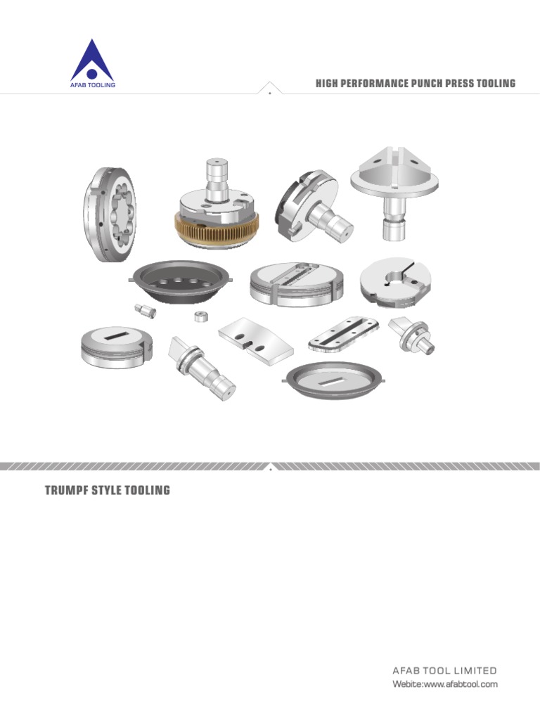 High-Performance Trumpf Tooling | PDF | Rectangle | Metals