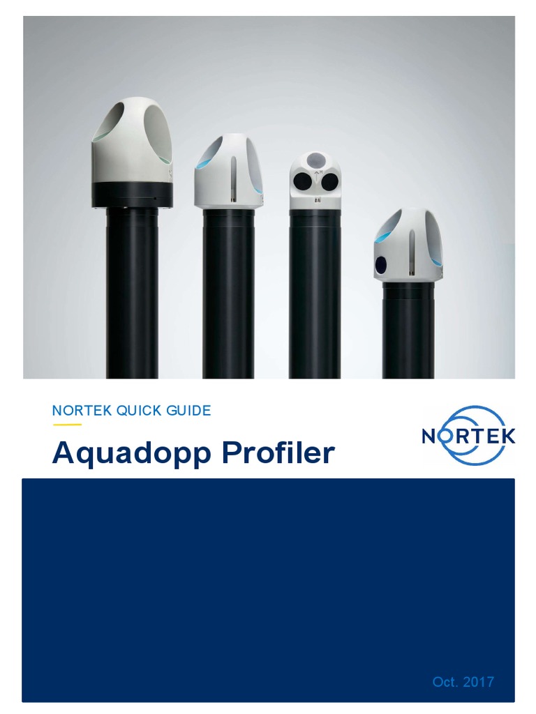 Aquadopp Profiler: Nortek Quick Guide | PDF | Computer File ...