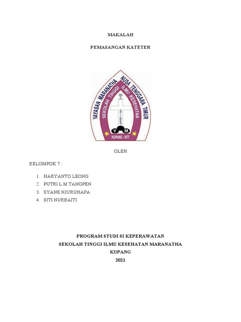 Makalah Pemasangan Kateter | PDF