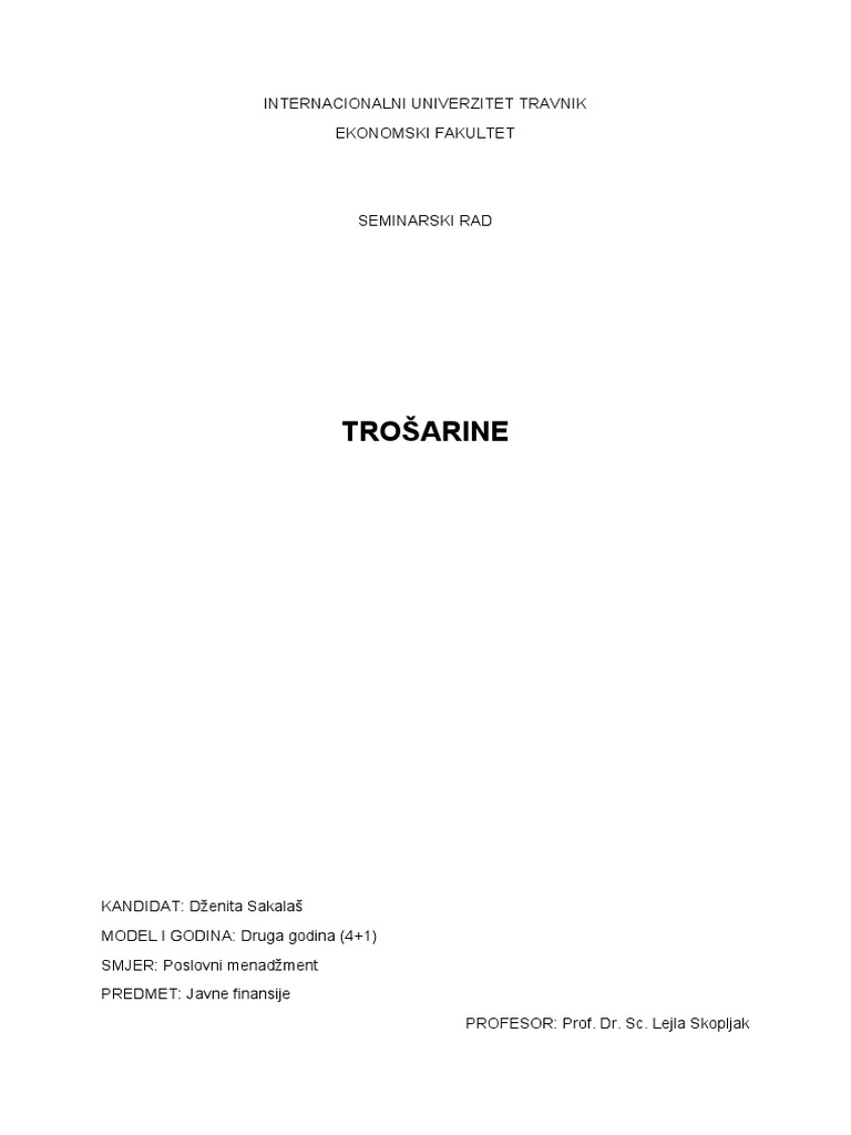 Trosarine | PDF