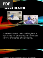 Client Bathing Procedures Explained | PDF | Bathing | Hygiene