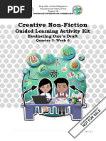 Creative Non-Fiction Lesson 1 Week 1 | PDF | Creative Nonfiction