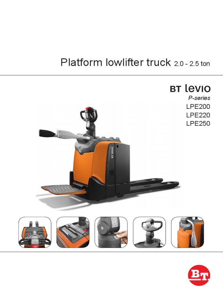 BT Platform Low Lifter Truck LPE200-250 Jura | PDF | Alternating ...