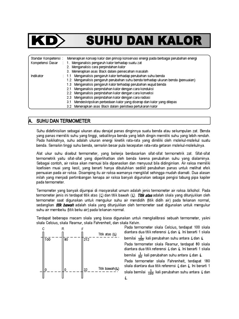 Materi Suhu Dan Kalor | PDF