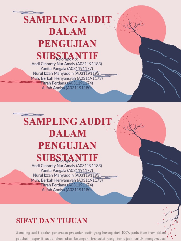 Kelompok 6 (Sampling Audit Dalam Pengujian Substantif) | PDF