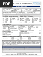Incident Report - IOSH | PDF | Safety | Occupational Safety And Health