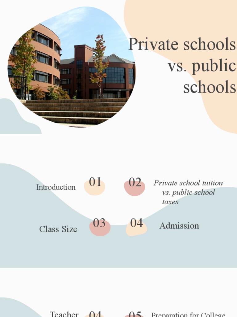 Public vs. Private Schools Explained | PDF