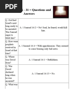 Sunday School Question Paper | PDF | Paul The Apostle | Religious ...
