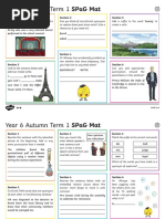 Year 5 Autumn Term 1 SPaG Activity Mat 1 | PDF | Sentence (Linguistics ...