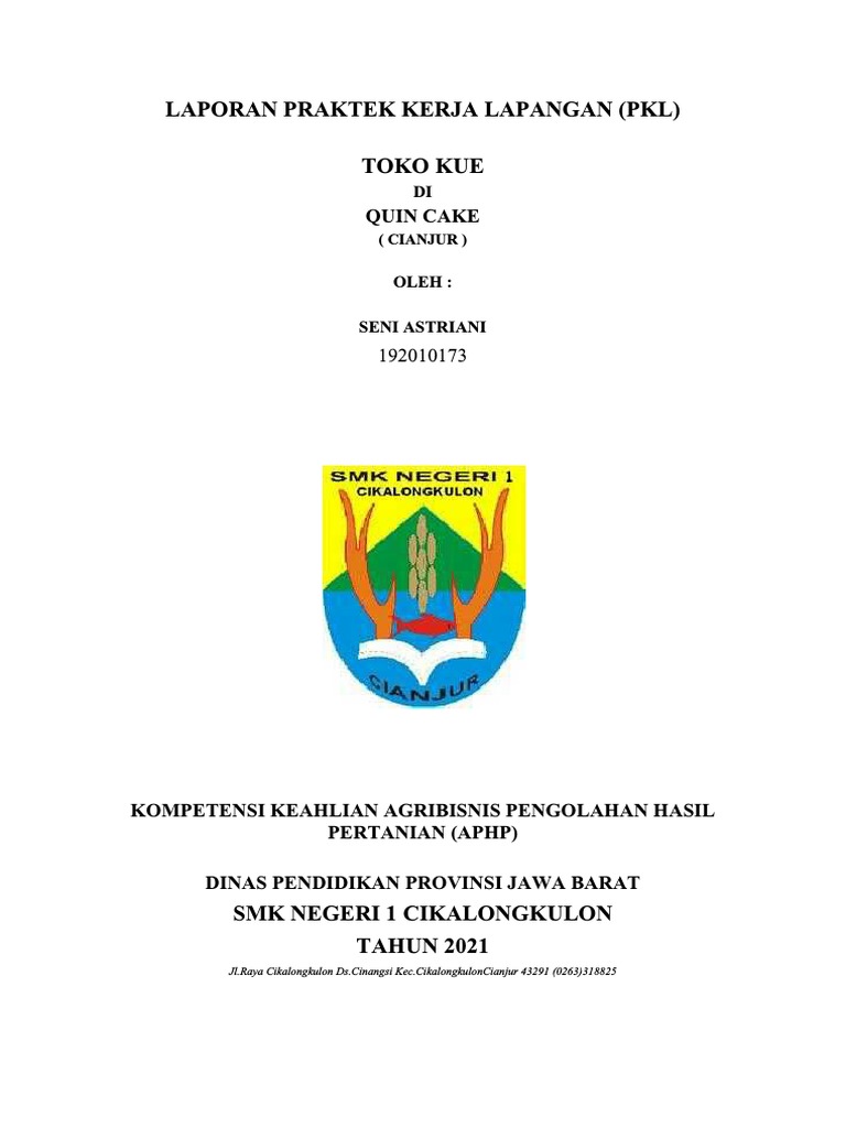 Laporan PKL Seni | PDF