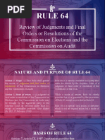 Rule 64 & 65 | PDF | Mandamus | Certiorari