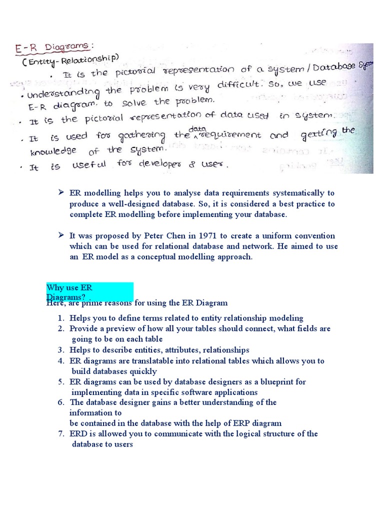 3 Entity Relationship Diagram Pdf Relational Model Databases