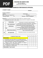 OJT Performance Evaluation | PDF | Performance Appraisal | Learning