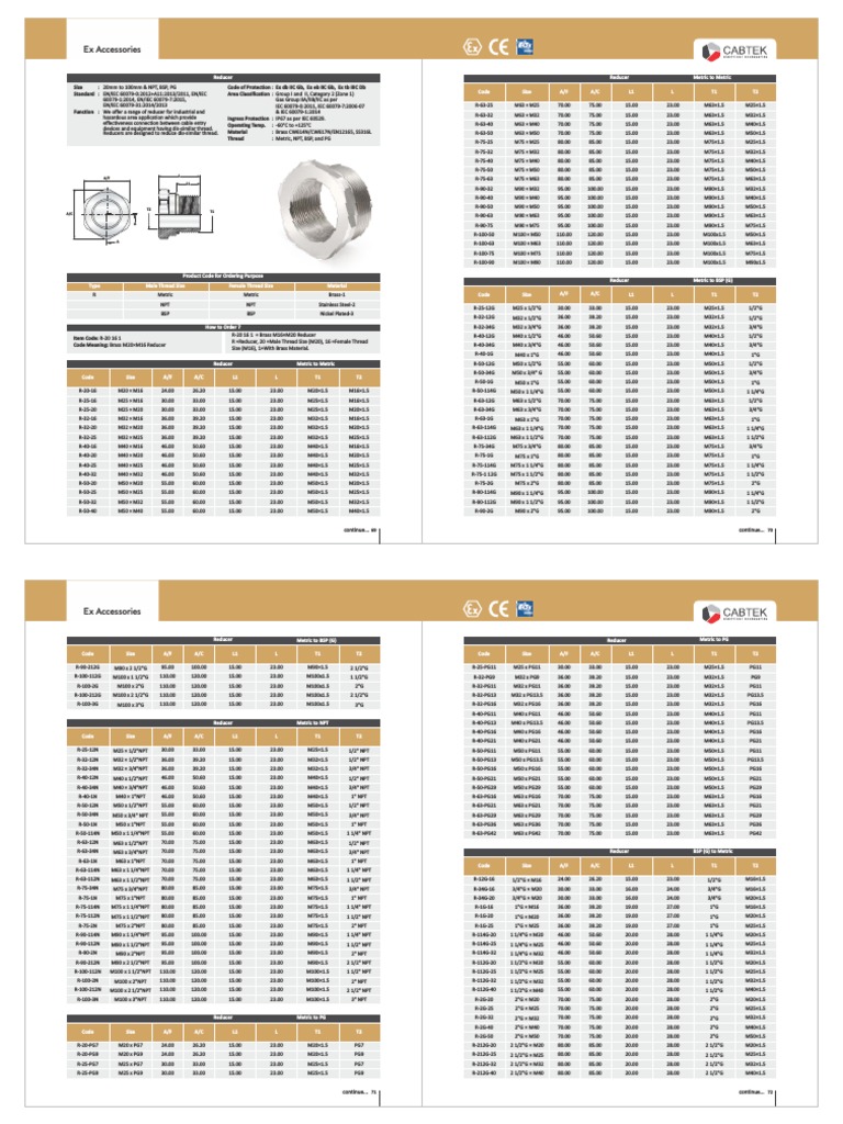 Cabtek Reducer | PDF | Electrical Engineering | Electronics