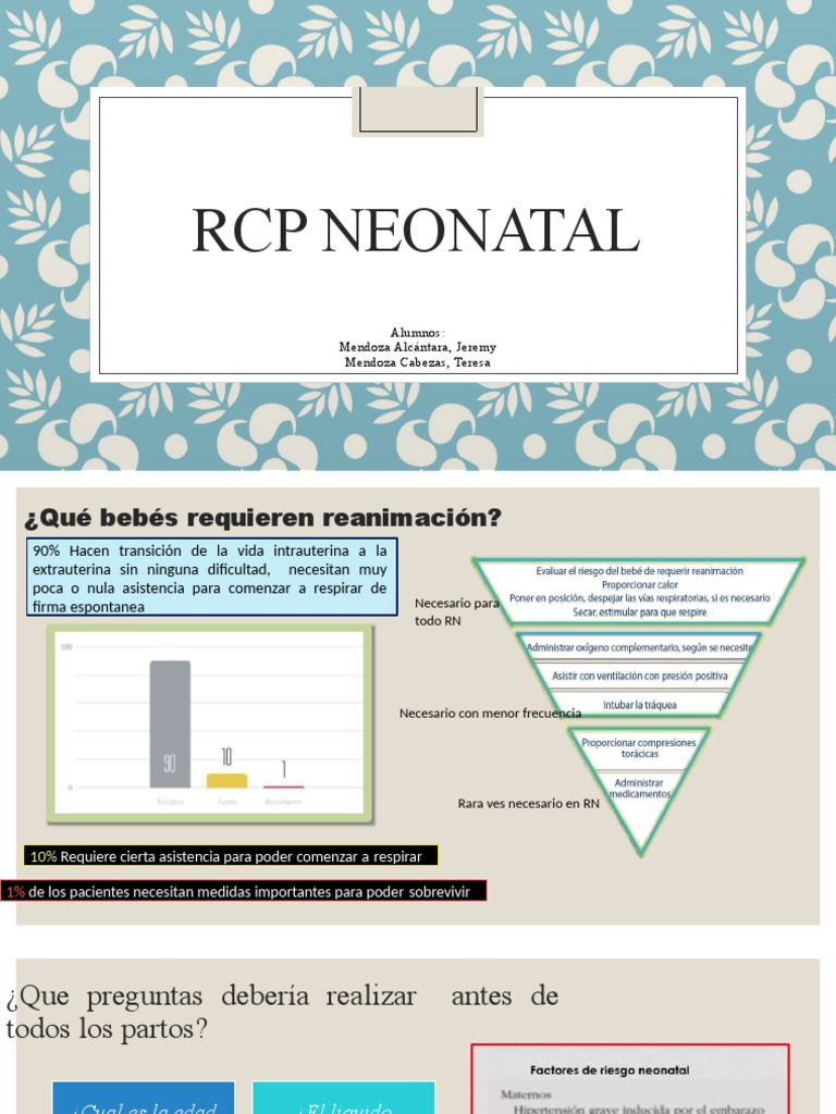 Reanimación Neonatal: Guía Práctica | PDF | Reanimación cardiopulmonar ...