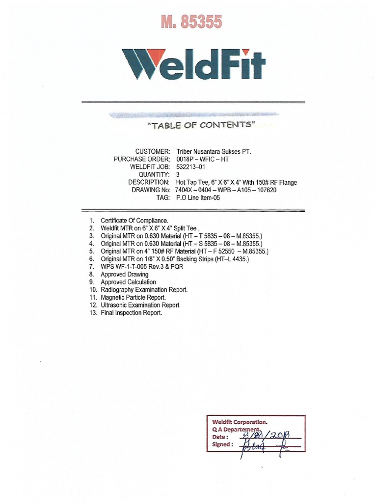 MDR Fitting Split Tee 6 X 6 X 4 ANSI 150 | PDF