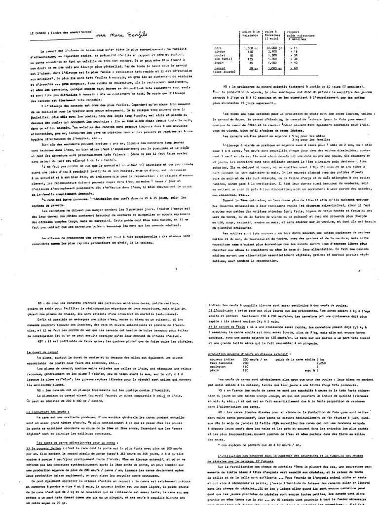 Marc Bonfils-Le Canard | PDF