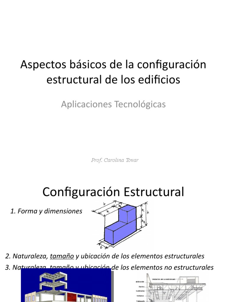 Aspectos Básicos de La Configuración Estructural | PDF | Rigidez | Ingeniería mecánica