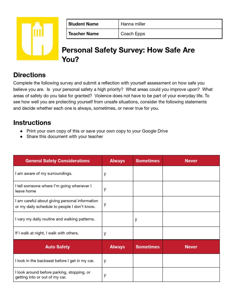 Wcpss hl1 Personalsafety | PDF | Automated Teller Machine | Password