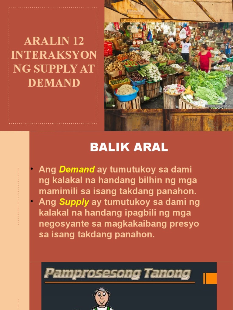 Interaksyon NG Supply at Demand | PDF
